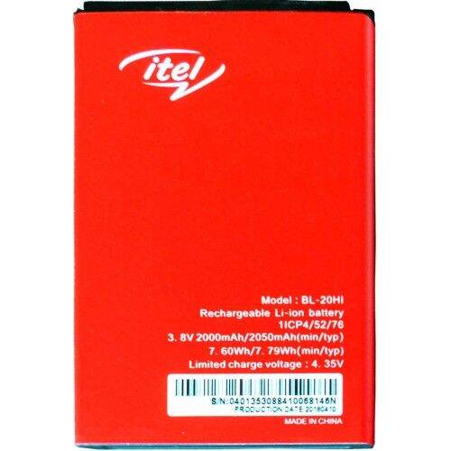 High Quality Replacement Mobile Battery ITEL Alpha Lite A16 Plus Itel ...