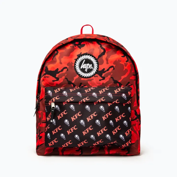 HYPE X KFC RED HOLOGRAPHIC BACKPACK | Lazada.co.th