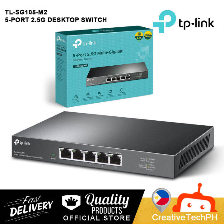 TP-Link TL-SG105-M2 5-Port 2.5G Desktop Switch | Lazada PH