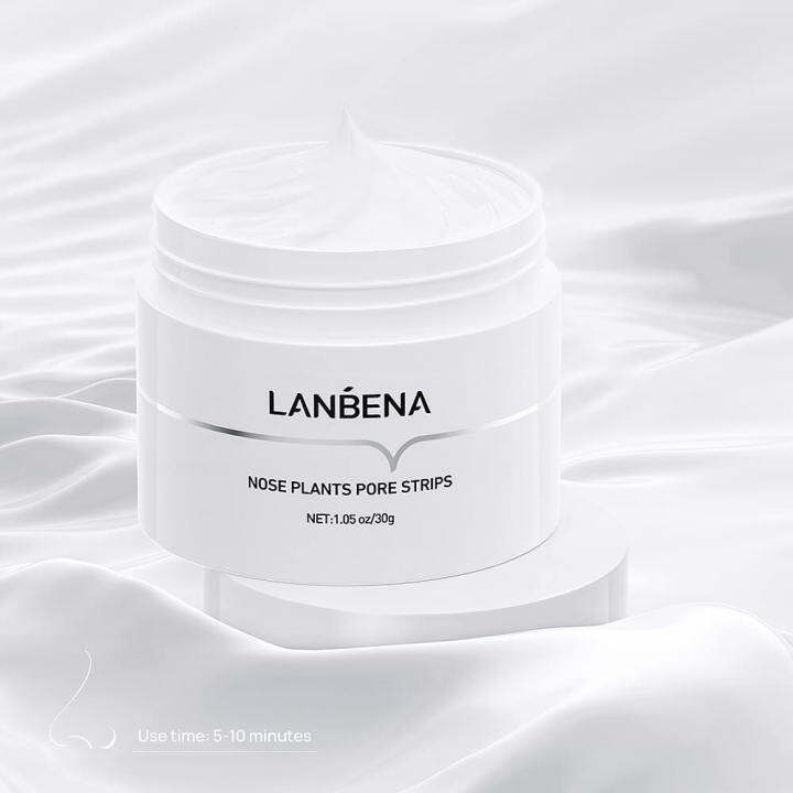 LANBENA Blackhead and Whitehead Remover Cream Facial Nose Plant Pore ...