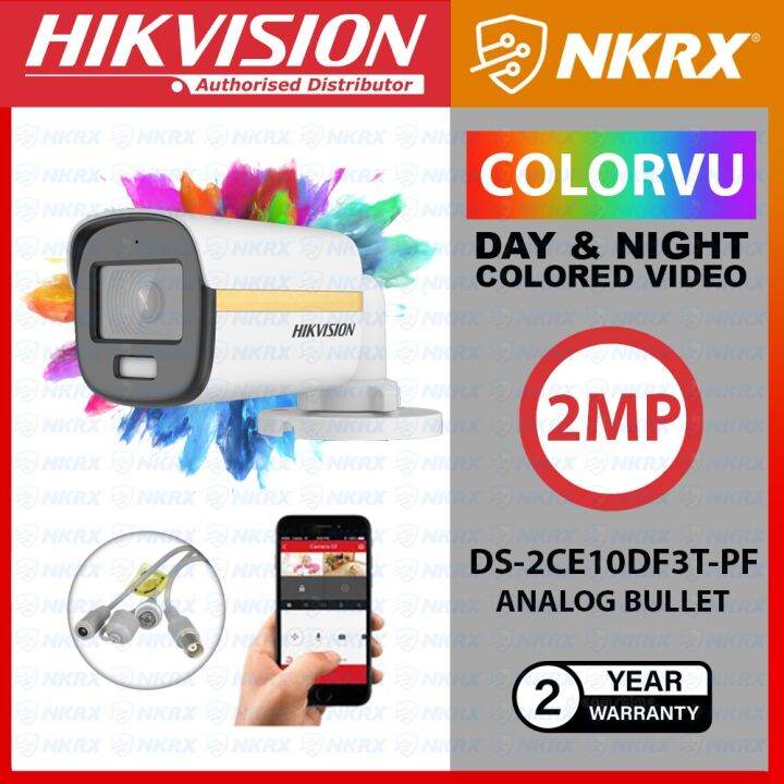 【COD】 HIKVISION 2MP Colorvu DS-2CE10DF3T-PF 247 Colored 2MP Fixed ... 【COD】 HIKVISION 2MP Colorvu DS-2CE10DF3T-PF 247 Colored 2MP Fixed ...