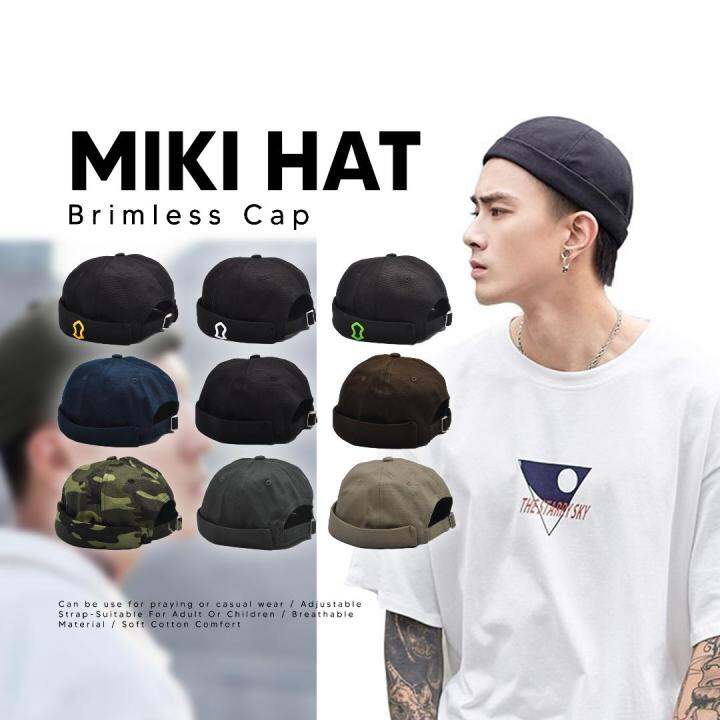 Hot Item Korean Style MikiHat Topi Kopiah Viral Trend Sailor Cap Street ...
