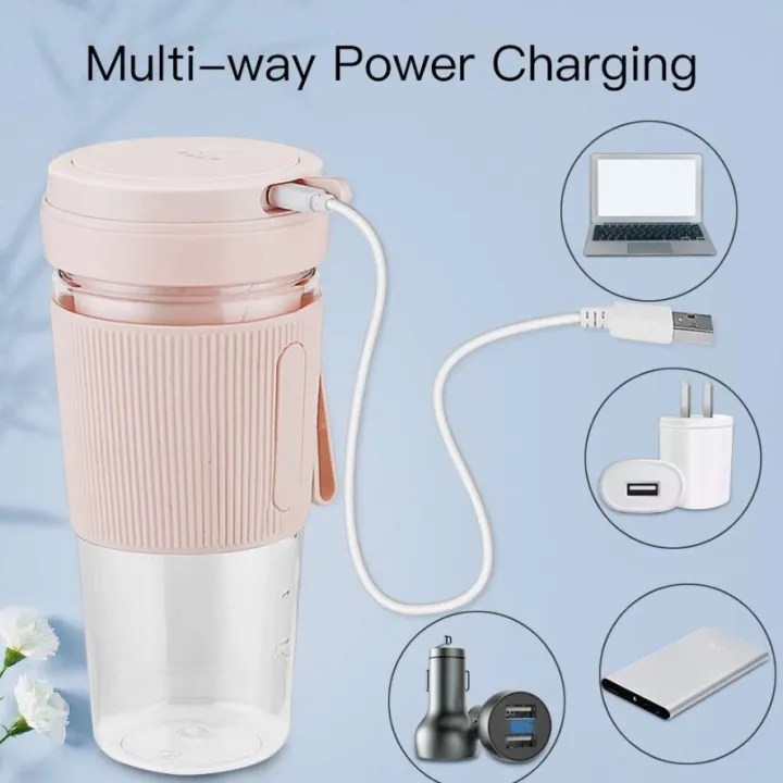 Portable Usb Electric Waterproof Fruit Juicer Cup Bottle Mixer ...