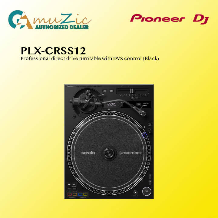 PLX-CRSS12 Professional direct drive turntable with DVS control (Black ...