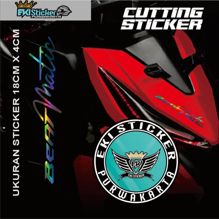STICKER BEAT MATIC CUTTING STICKER SIMPEL BEAT MATIC VAREASI STICKER ...