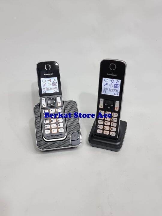 Telepon Wireless Panasonic KX-TGD312 Used Intercom 2 Handset | Lazada Indonesia