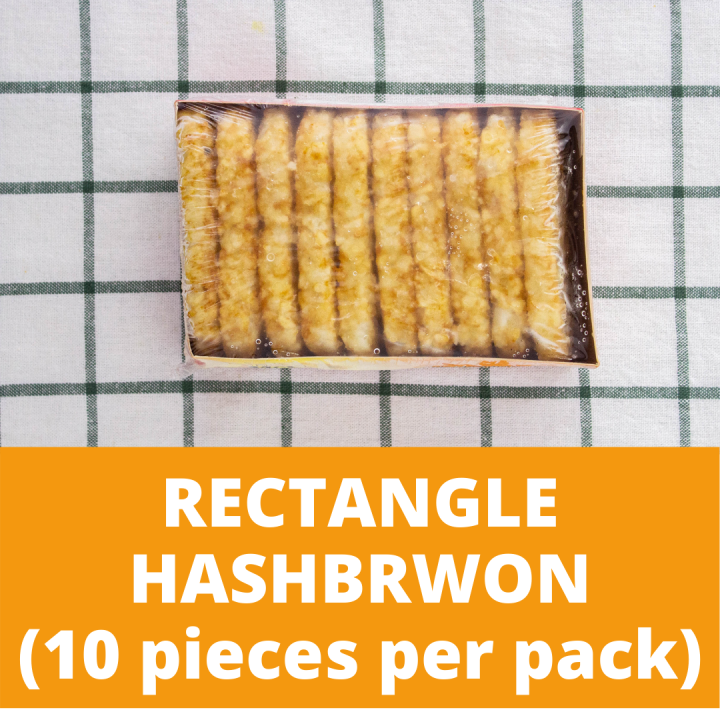 KLANG VALLEY ONLY! Rectangle Hashbrown 10pcs (sold per pack) LOX ...