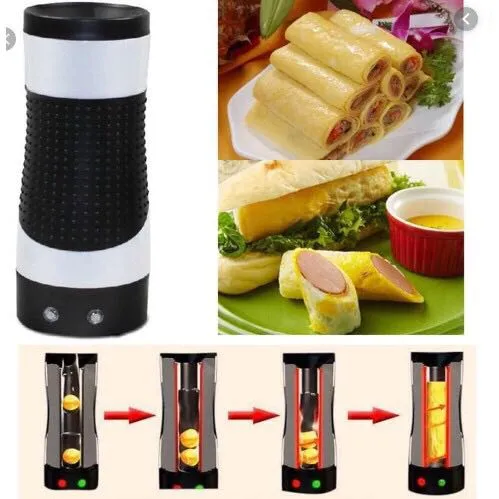 Korean Egg Automatic Electric Egg Boiler Cooker Egg Master Omelette Device Egg Roll Maker ...