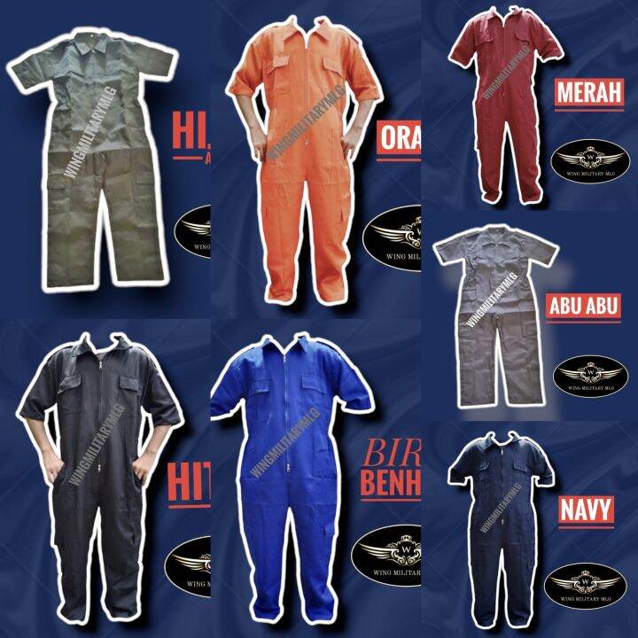 Wearpack kerja Katelpack Coveroll Pendek | Lazada Indonesia