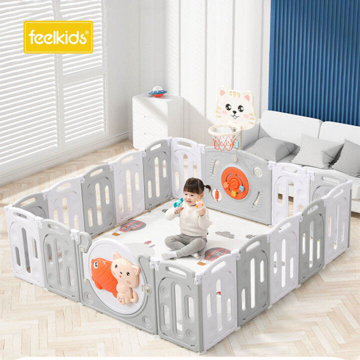 Children's Game Foldable Fence Baby Indoor Home Crawling Grating Baby ...