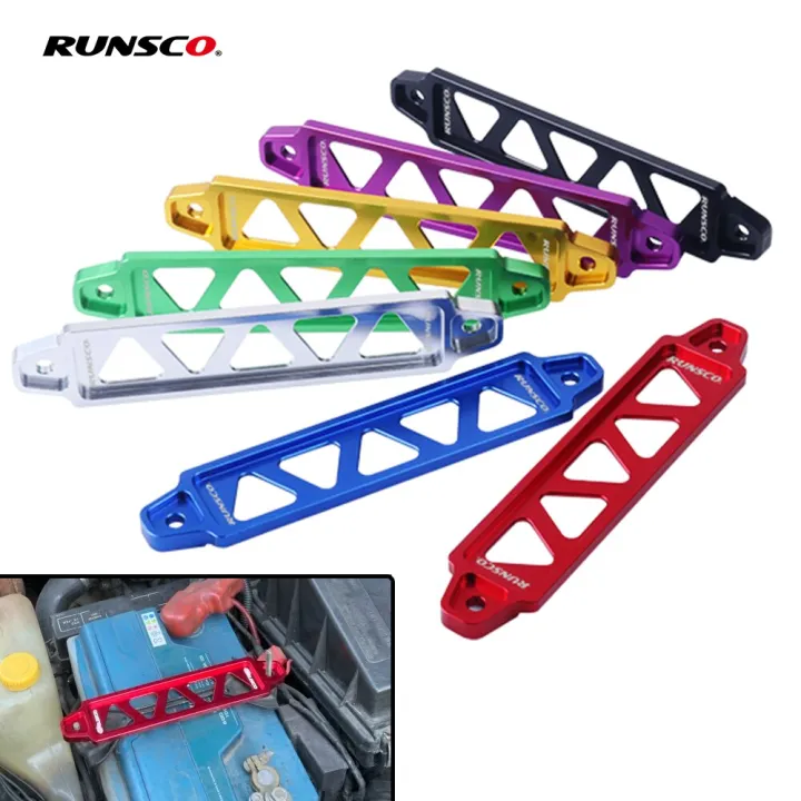 Aluminum Car Battery Fastening Bracket Holder Battery Tie Down Brace ...