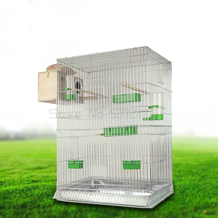 Large Bird Cages For Parrots Parakeet Octopus Metal Birdhouse ...