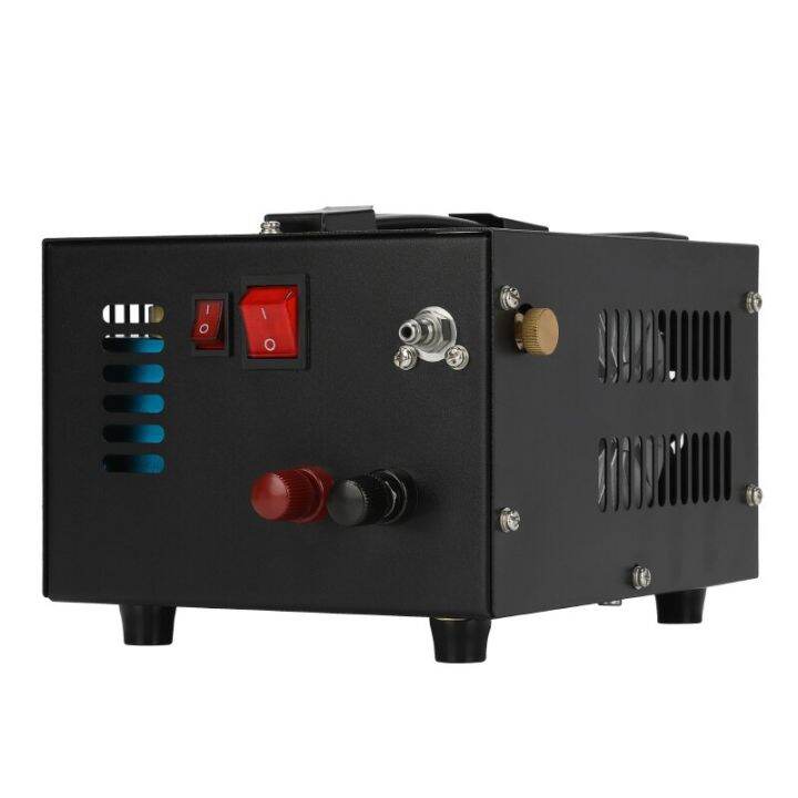 คอมเพรสเซอร์ Pcp สำหรับปืนไรเฟิลพีซีพีอากาศปั๊มสูบลมยางรถยนต์ปั๊ม Pcp (12V 110V 220 V) 4500Psi ...