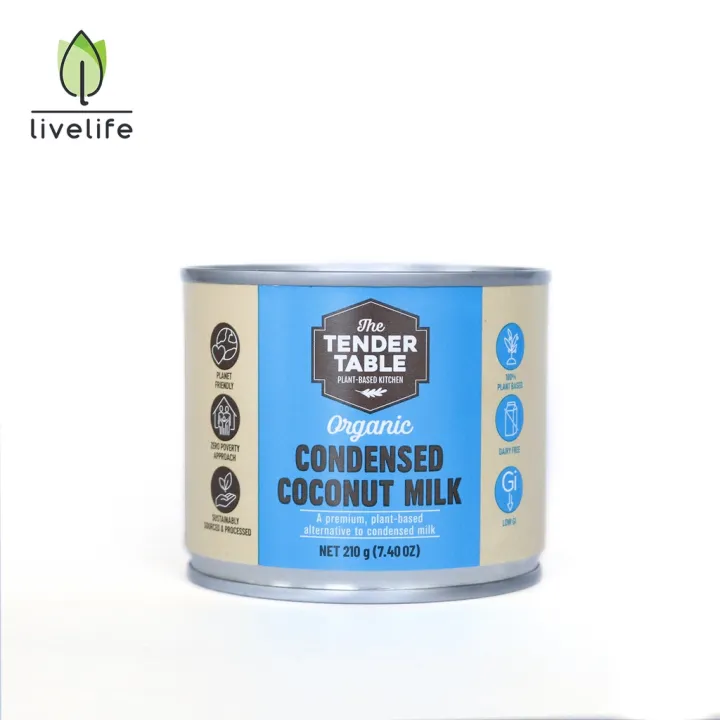TENDER TABLE Organic Vegan Condensed Coconut Milk 210g | Lazada PH