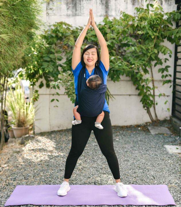 Hug n' Carry [Navy Blue] Soft Baby Carrier | Lazada PH