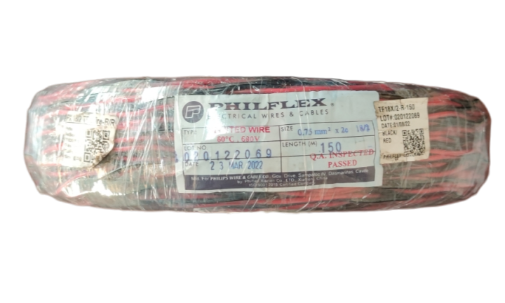 TF Wire AWG 18/2 (0.75mm/2) Stranded (Hook Up Wire/ Thermoplastic ...