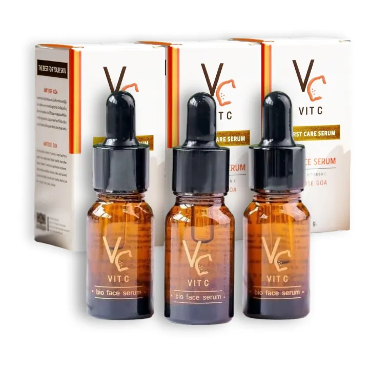Vit C Bio Face Serum วิท ซี ไบโอ เซรั่ม [3 ขวด] เซรั่มวิตามินซี ...
