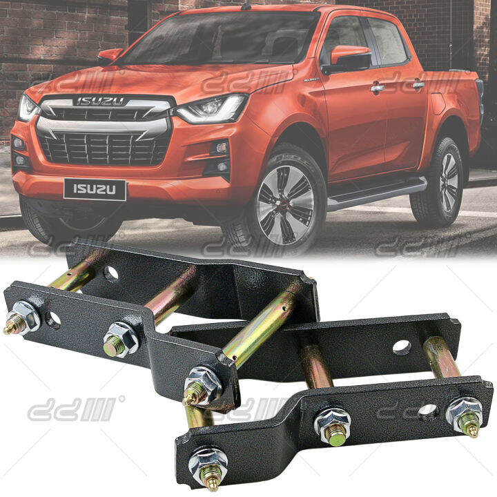 2" Lift Kit Extended Greasable Shackles Rear For Isuzu D-Max Dmax RG ...