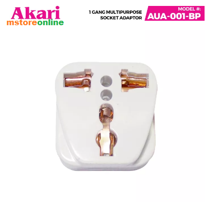 Akari Multipurpose Socket Adaptor (1 Gang ) | Lazada PH