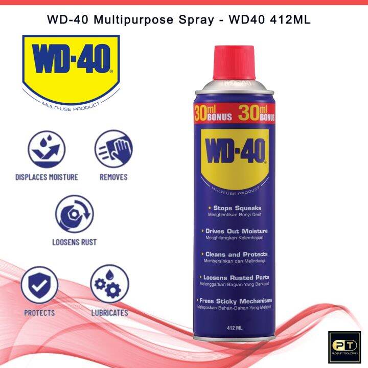 WD-40 MULTIPURPOSE SPRAY - WD 40 412ML | Lazada