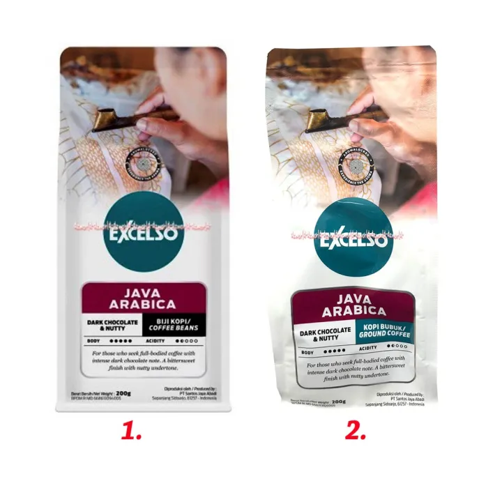 Excelso Java Arabica Aromatic Sweet 200gr Kopi Eselso Arabika Biji Kopi ...