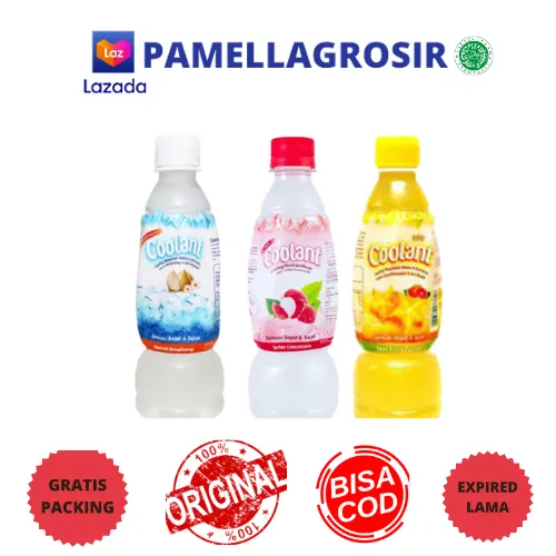 MINUMAN COOLANT 350ML / MINUMAN ISOTONIK / MINUMAN ION / COOLANT LECI ...