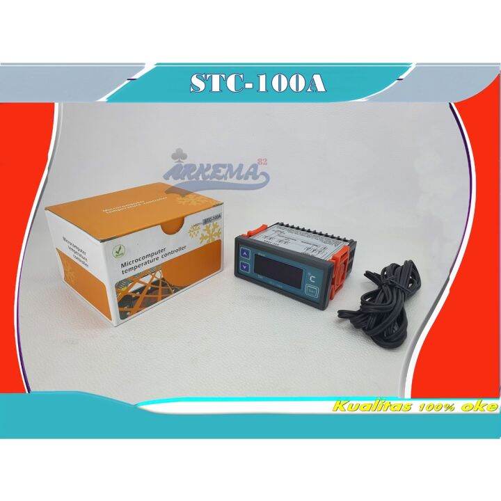 THERMOSTAT STC-100A | TEMPERATURE CONTROL DIGITGAL STC100 A | PENGATUR SUHU COOL STORAGE ELITEC ...