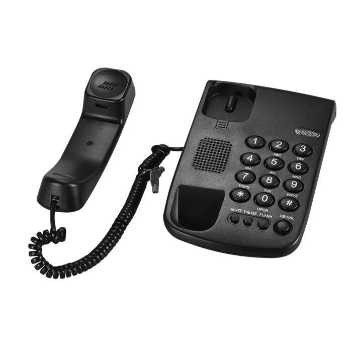 Portable Corded Telephone Phone Pause/ Redial/ Flash/ Mute Mechanical ...