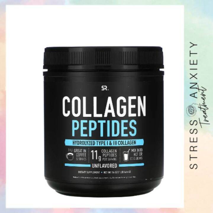 Sports Research Collagen Peptides, Hydrolyzed Type I & III Collagen ... Sports Research Collagen Peptides, Hydrolyzed Type I & III Collagen ...