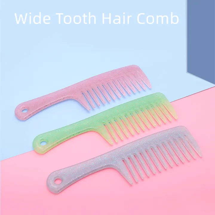 Enlarge Wide Tooth Curly Hair Combs Women's Hairstyle Comb Daily Use ...