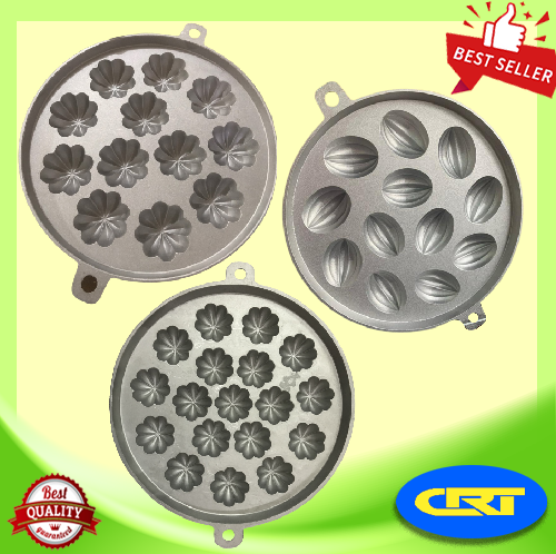 Traditional Aluminium Bahulu Mould/ Kuih Bahulu Acuan/ Baking/ Cake ...