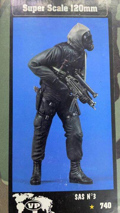 1/16 Die Cast Resin Doll Model Assembly Kit SAS Special Forces Soldier ...