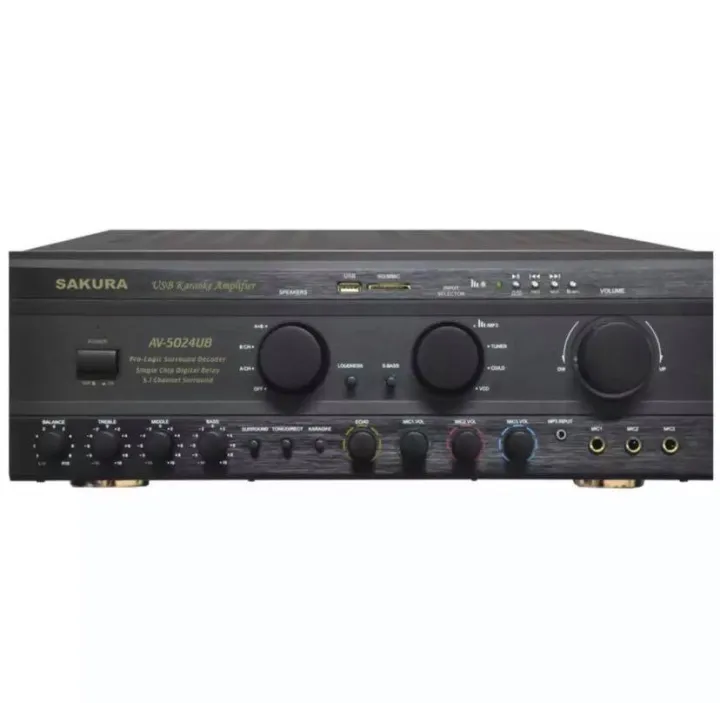 Original Sakura Karaoke Amplifier Av 5024UB with Bluetooth | Lazada PH