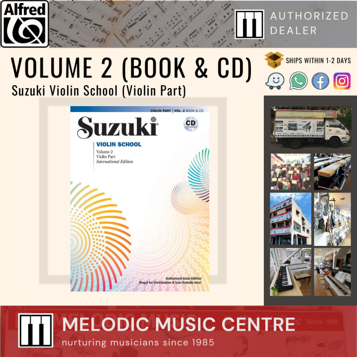 Suzuki Violin School Volume 2 Book with CD - Violin Part (International ...