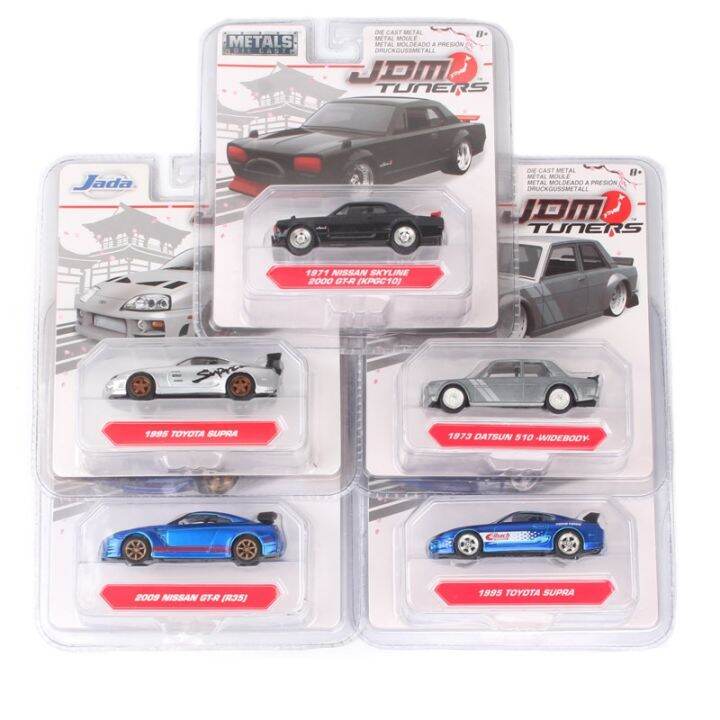 Jada JDM Tuners 1Pcs 1/64 Scale Datsun 510 Nissan GTR R35 Mitsubishi ...