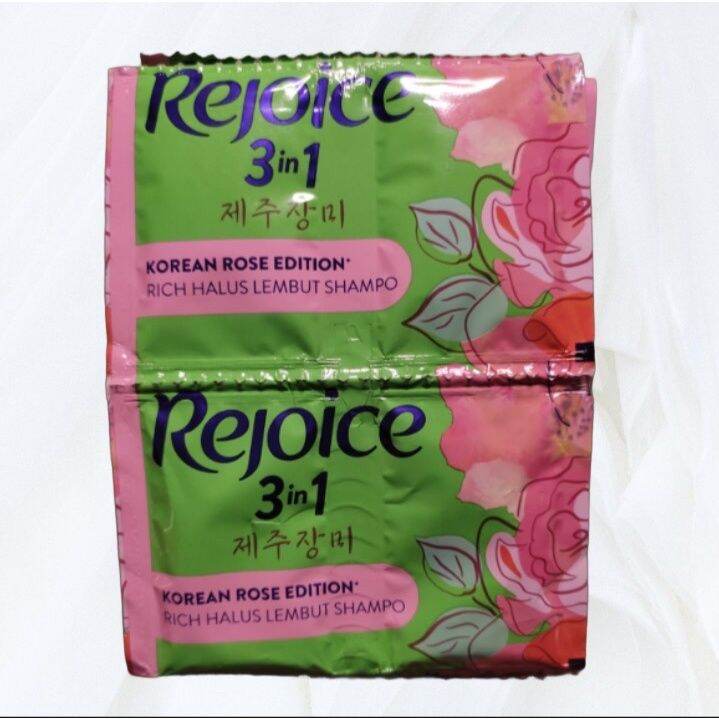 Rejoice Shampo Sachet Korean Rose 10ml (1 Renceng isi 12 Sachet ) | Lazada Indonesia