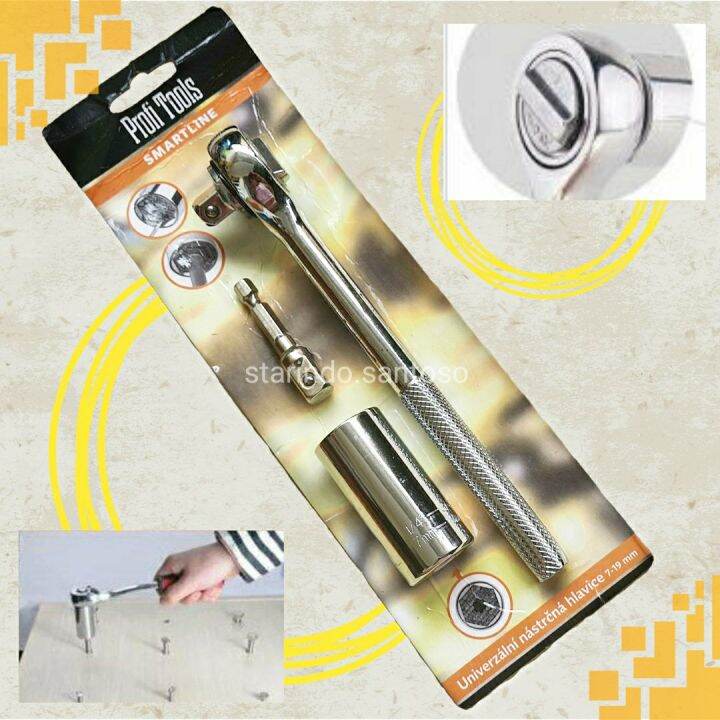 GATOR GRIP KUNCI PAS SOCKET Universal Super Gator Grip Soket Sok Wrench ...