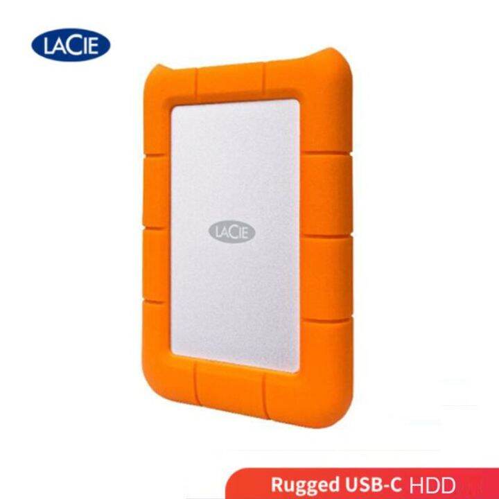 LaCie Rugged USB 3.1 Type-C Portable Hard Drive External Hard Disk ...