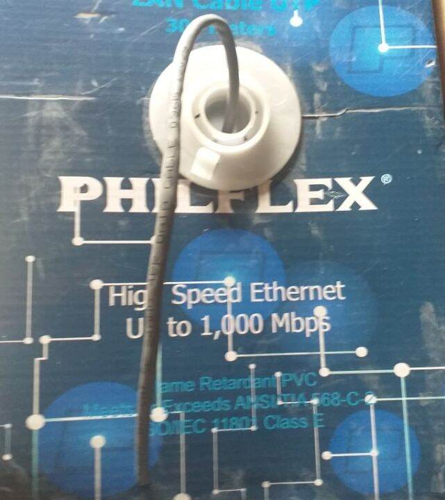 Philflex Cat 5E UTP network LAN cable per meter | Lazada PH
