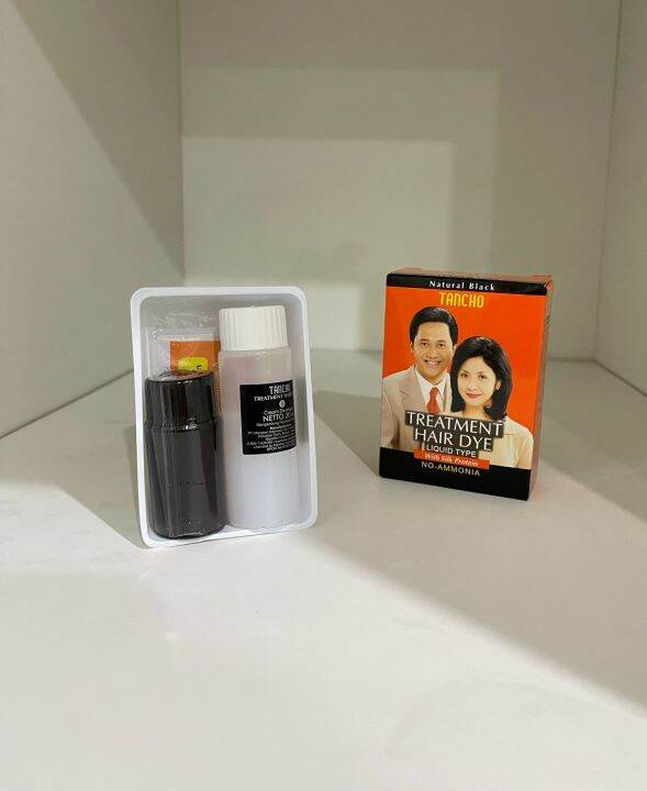 Tancho Treatment Hair Dye Natural Black 80ml | Lazada Indonesia
