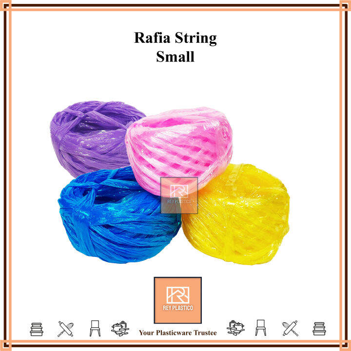 Raffia String / Plastic String / Rope / Tali Rafia Plastik Gulung Kecil ...