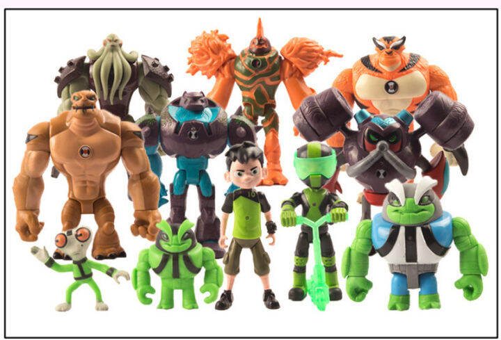 Fastshipment 11pcs PVC Action Figure Ben 10 Tennyson Four Arms Grey ...