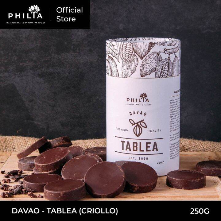 Davao Fine Tablea (Criollo) Organic Pure by PHILIA | Lazada PH