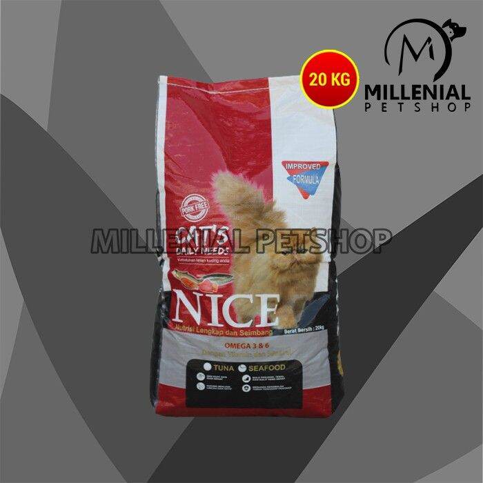 Makanan Kucing Nice Cat 20 kg Cat Food 20kg non Maxi Excel Whiskas ori ...