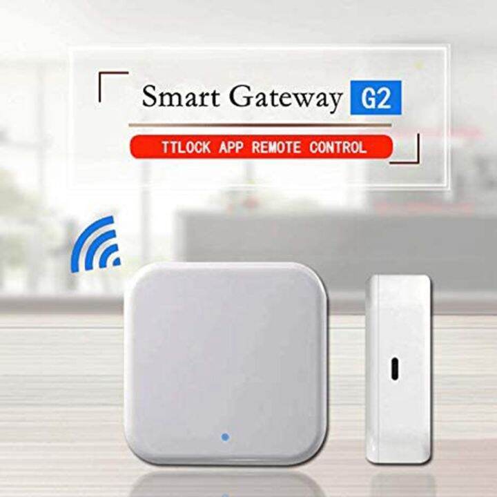 Bluetooth Wifi Gateway Fingerprint Password Smart Electronic Door Lock Home Bridge Ttlock App ...