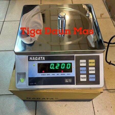 Timbangan Meja Digital Nagata LCS-12 6 Kg / 12 Kg / 30 Kg | Lazada ...