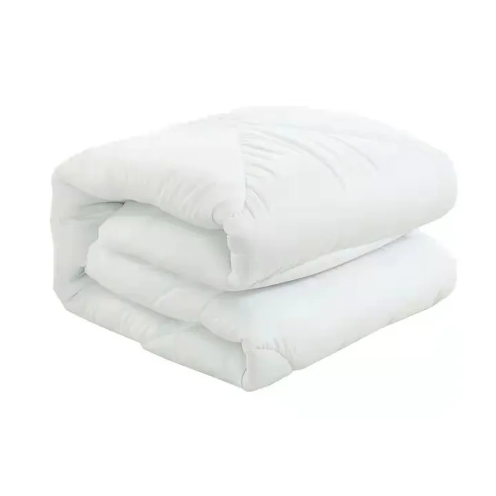 COD Magic Plain White Thick Cotton Comforter Duvet Filler Single/Double ...