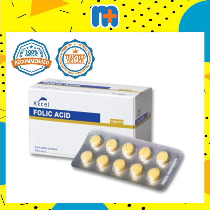 [MPLUS] AXCEL FOLIC ACID TAB 100S | Lazada