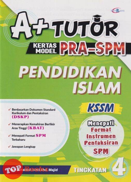 [topbooks Cemerlang] A Tutor Kertas Model Pra Spm Pendidikan Islam