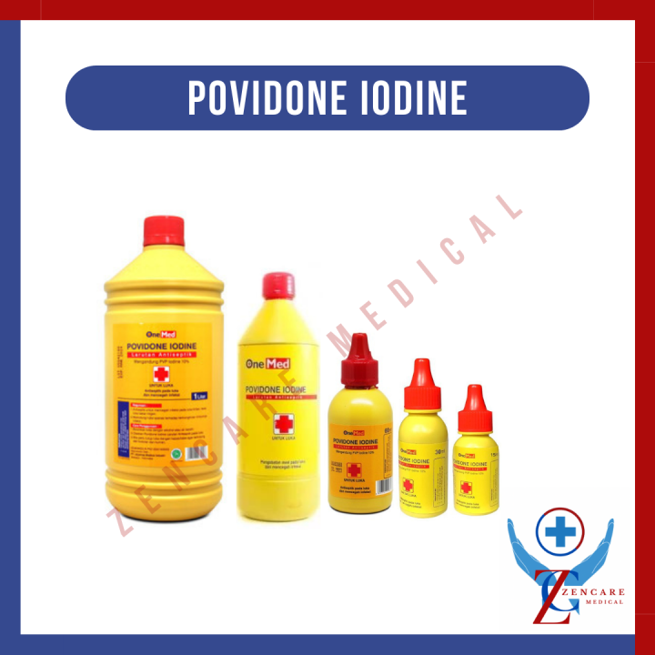 Povidone Iodine OneMed / Obat Luka Luar Anti Infeksi | Lazada Indonesia